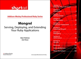 Mongrel (Digital Shortcut): Serving, Deploying, and Extending Your Ruby Applications